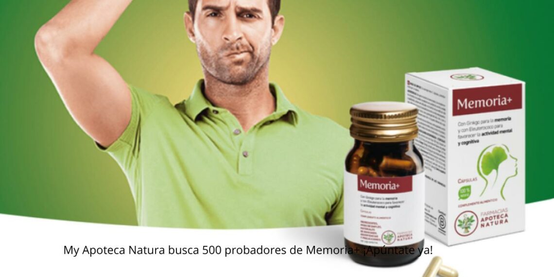 My Apoteca Natura busca 500 probadores de Memoria+ ¡Apúntate ya!